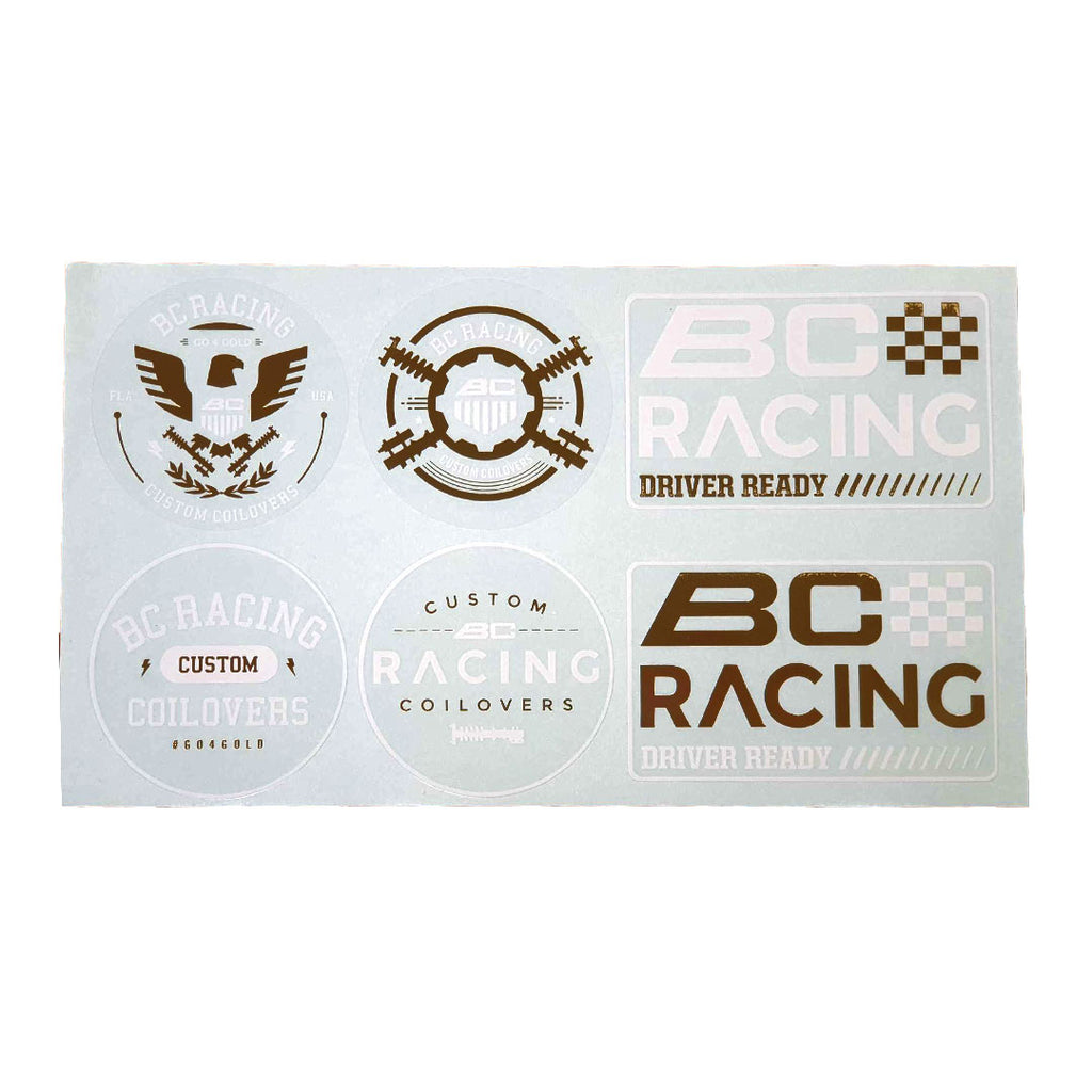BC Racing Decal / Sticker Pack