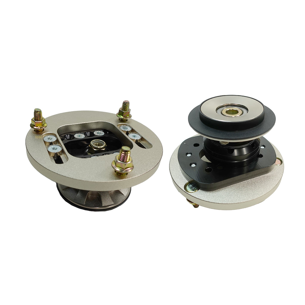 BC Racing 3D Adjustable Front Camber Tops (PAIR) - BMW E46
